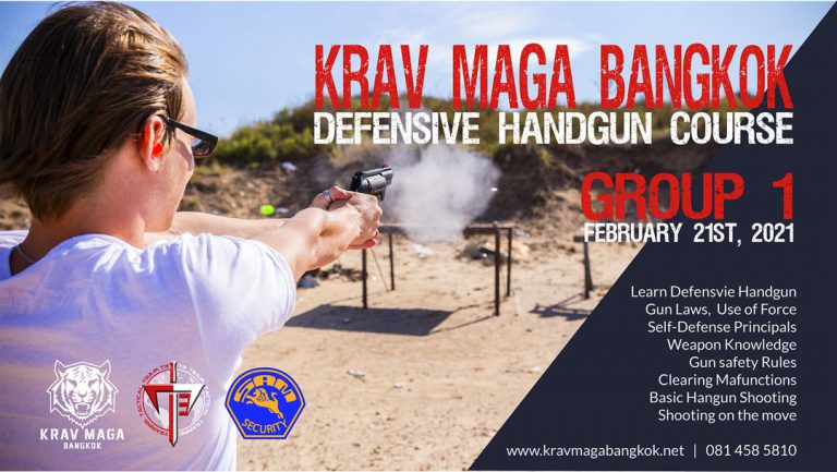 Defensive Handgun Course | Krav Maga Bangkok | Self-Defense